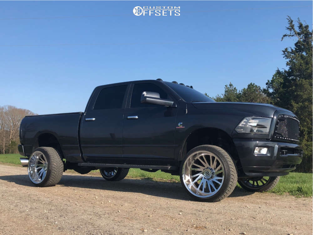 2016 Ram 2500 with 24x14 -76 Tuff T2a and 305/35R24 Atturo Az800 and ...