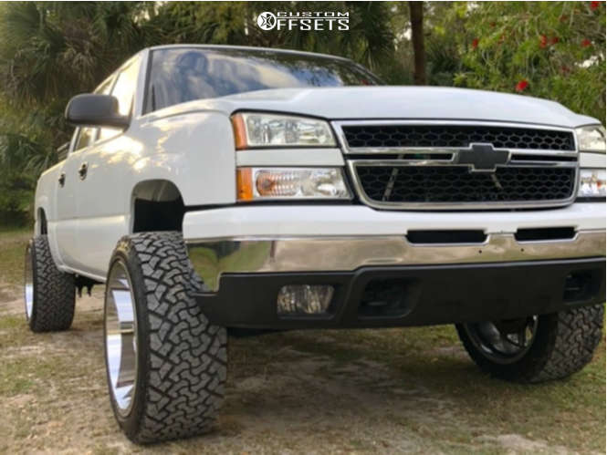2006 Chevrolet Silverado 1500 with 22x12 -44 RBP Silencer and 33/12 ...