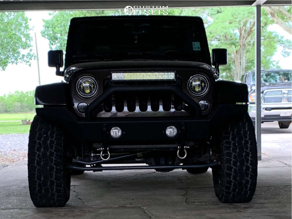 2013 Jeep Wrangler JK with 17x9 0 Ballistic Razorback and 35/12.5R17 ...