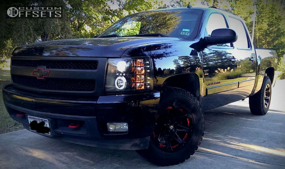 2008 Chevrolet Silverado 1500 with 18x9 12 Ballistic Jester and 32/10 ...