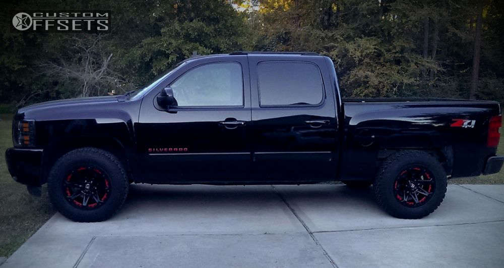 2008 Chevrolet Silverado 1500 with 18x9 12 Ballistic Jester and 32/10 ...