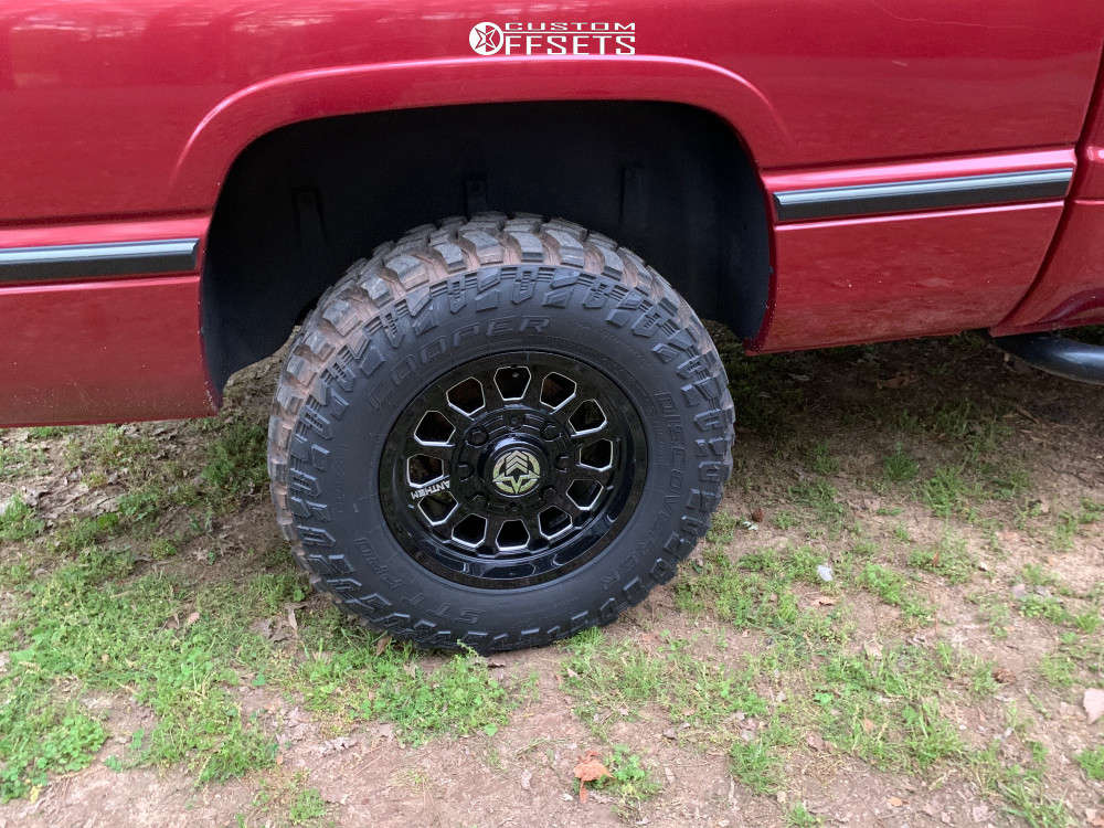 1997 Dodge Ram 1500 with 17x9 0 Anthem Off-Road Intimidator and 285 ...