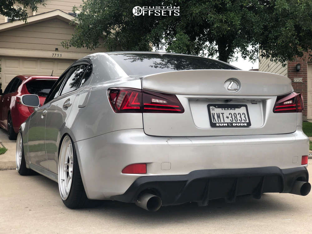 2010 Lexus IS350 with 18x9.5 22 ESR Sr11 and 225/40R18 Westlake Sa07 ...