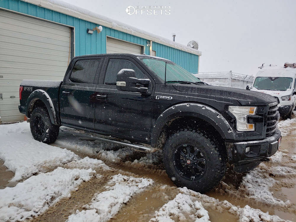 2016 Ford F-150 with 18x9 -12 Ballistic Morax and 285/75R18 Maxxis ...