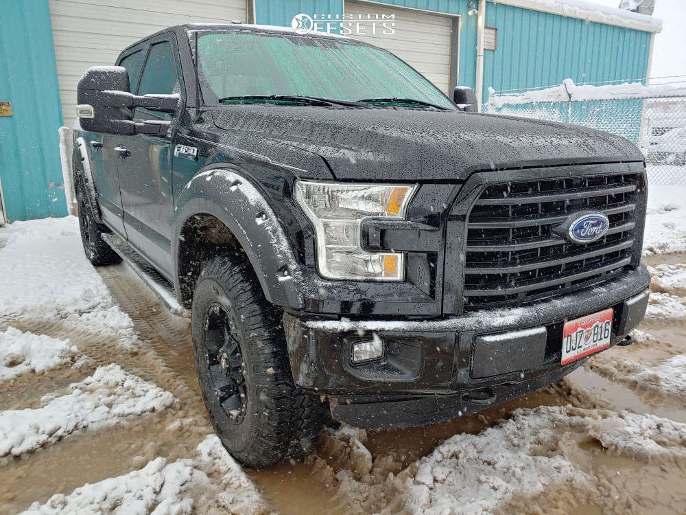 2016 Ford F-150 with 18x9 -12 Ballistic Morax and 285/75R18 Maxxis ...