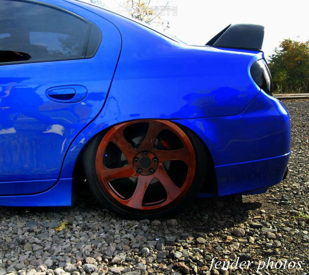 2004 Dodge Neon with 18x8.5 35 AVID1 AV50 and 215/40R18 Falken Azenis ...