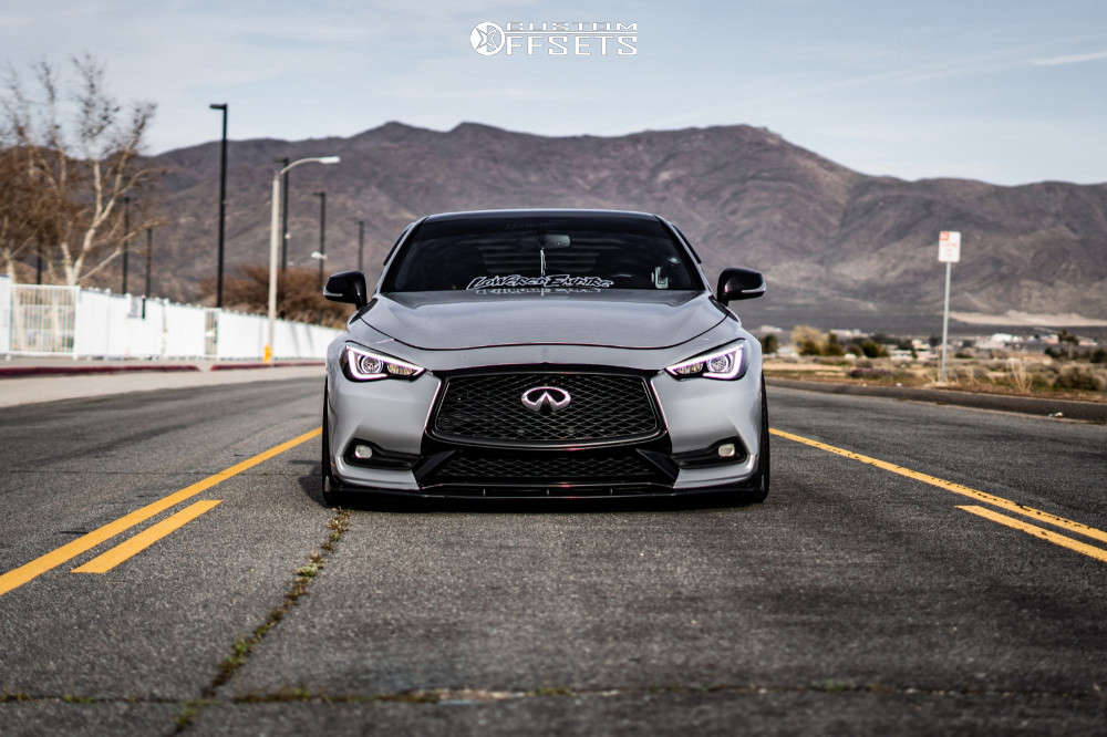 2017 INFINITI Q60 with 20x10.5 35 Verde Axis and 275/35R20 Continental ...