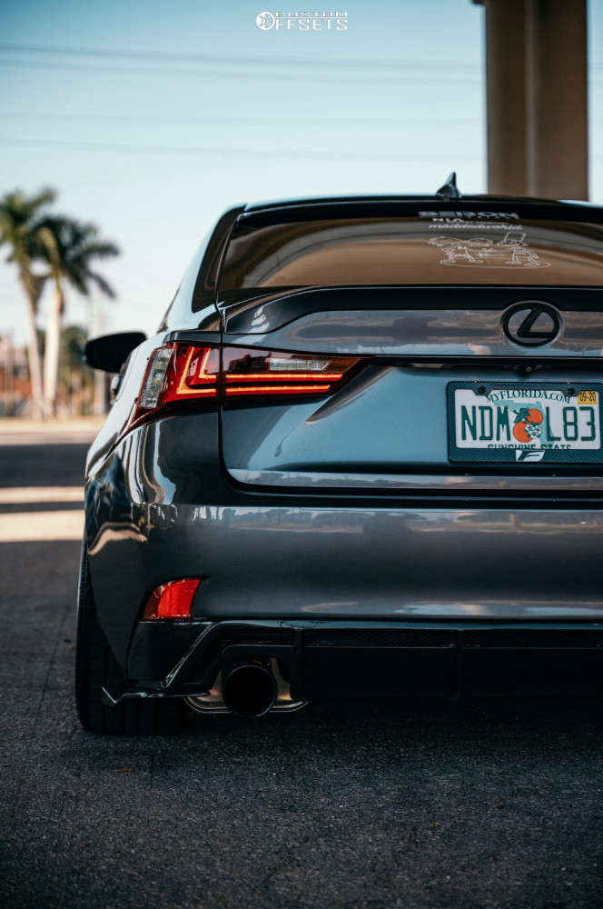 2015 Lexus IS350 with 19x8.5 30 Vertini Rf1.1 and 225/35R19 Achilles ...