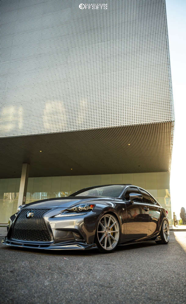 2015 Lexus IS350 with 19x8.5 30 Vertini Rf1.1 and 225/35R19 Achilles ...