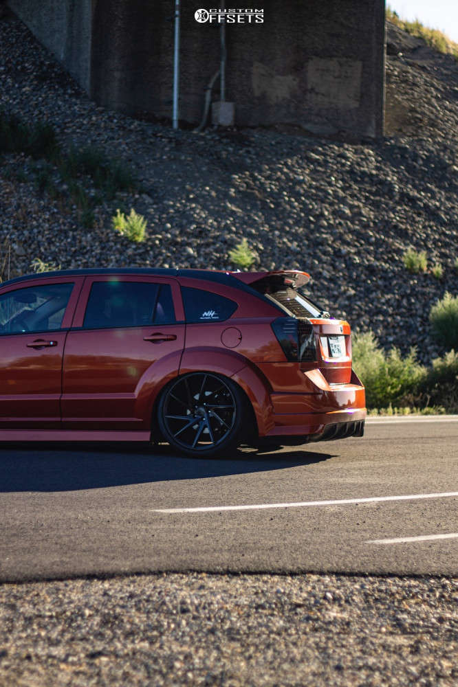 2008 Dodge Caliber with 20x9 30 Niche Invert and 245/35R20 Nitto Motivo ...