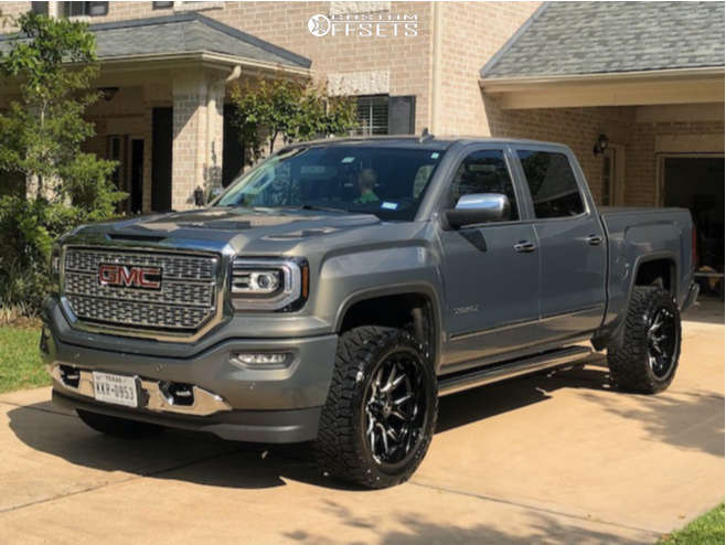 2018 GMC Sierra 1500 with 22x10 -25 Hostile Rage and 33/12.5R22 Nitto ...
