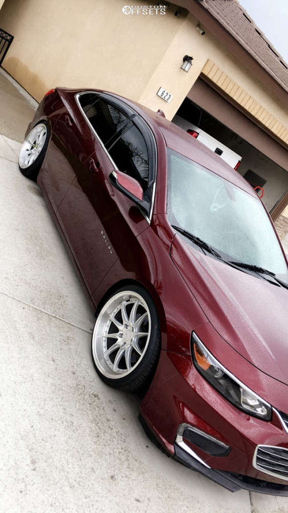 2016 Chevrolet Malibu with 19x9.5 15 Aodhan Ds07 and 225/35R19 Delinte ...