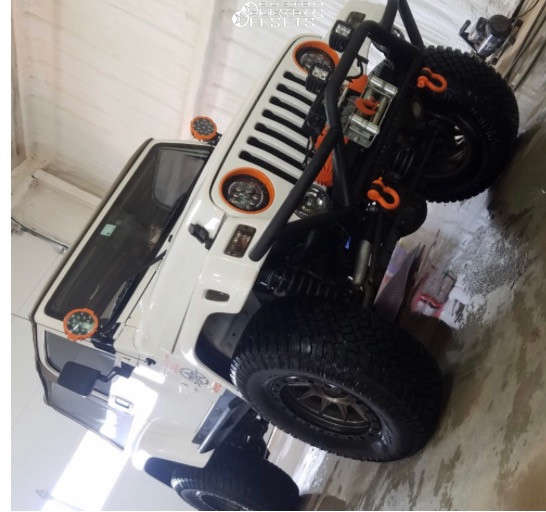 2001 Jeep TJ with 17x9 -12 American Racing ATX Ax202 and 35/12.5R17 ...