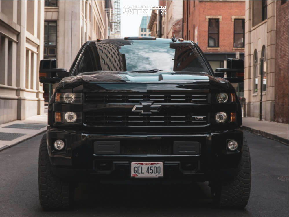 2016 Chevrolet Silverado 3500 HD with 20x12 -44 Hostile Fury and 305 ...