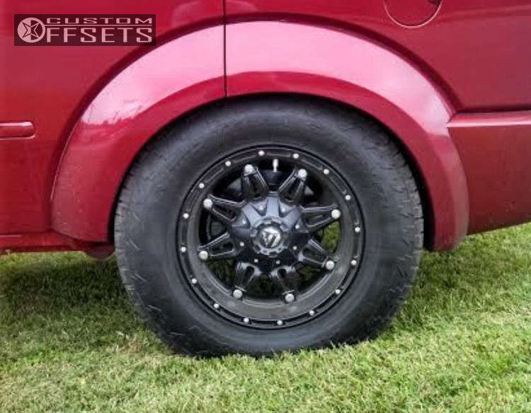 2007 Dodge Nitro with 17x9 -12 Fuel Hostage and 265/75R17 Nitto Terra ...