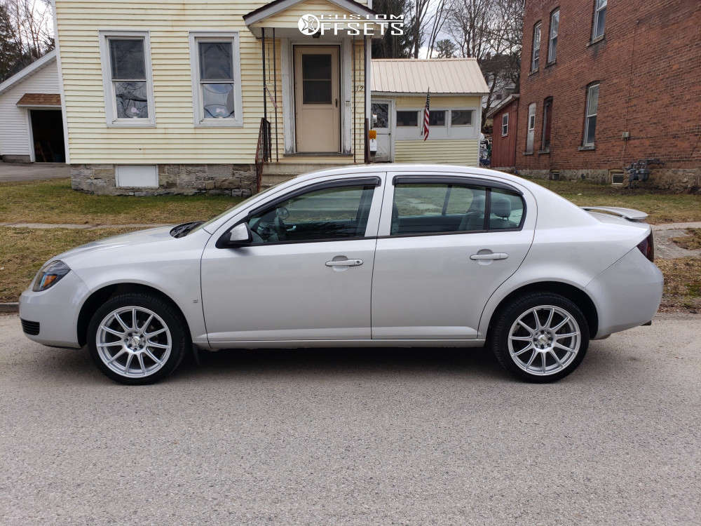2007 Chevrolet Cobalt with 17x7 40 Maxxim Winner and 205/45R17 Fullway ...