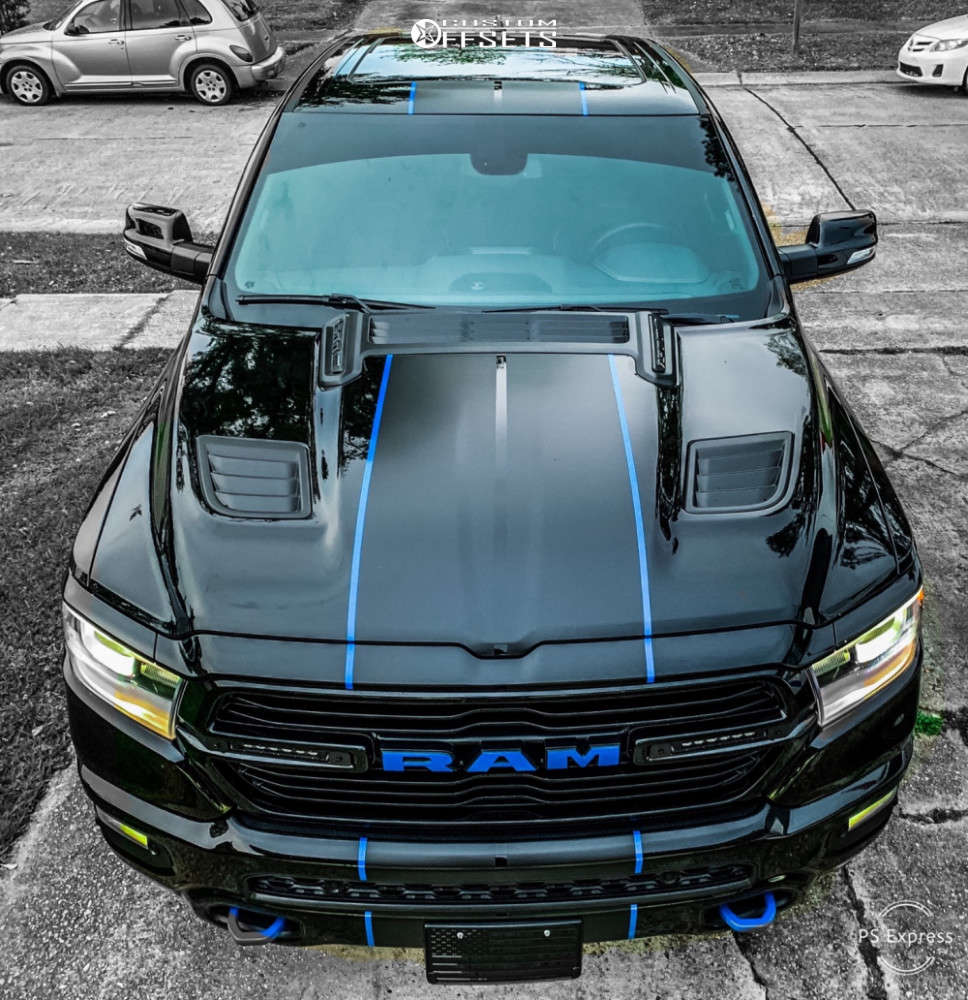 2020 Ram 1500 with 20x9 -8 Mayhem Cogent and 305/55R20 AMP Terrain ...