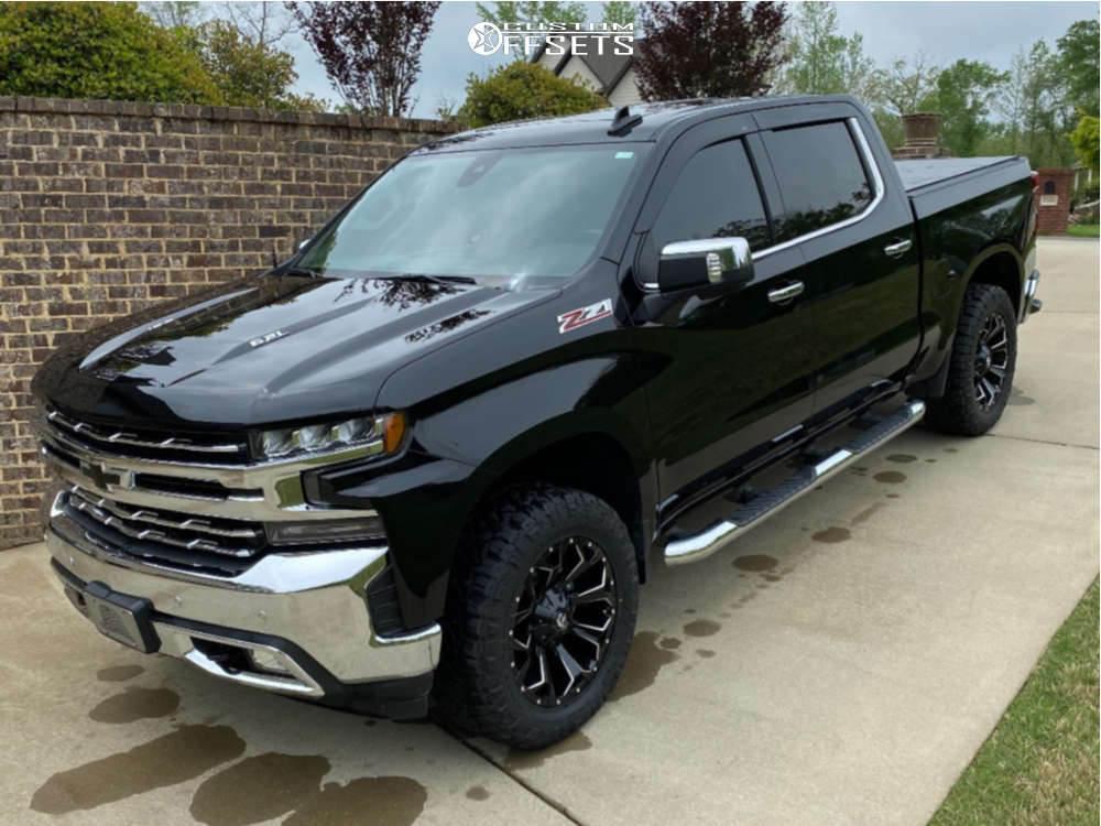 2019 Chevrolet Silverado 1500 with 20x9 0 Fuel 576 and 285/60R20 Nitto ...