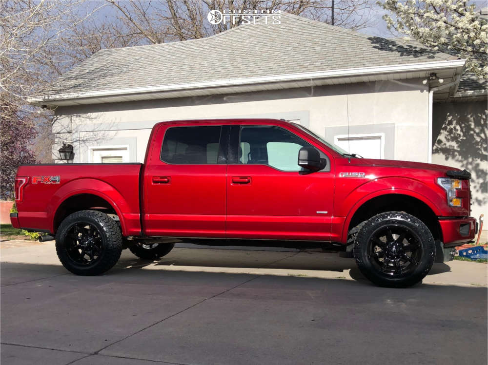 2015 Ford F-150 with 20x10 -18 Fuel Coupler and 275/60R20 Nitto Ridge ...