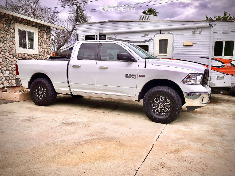 2016 Ram 1500 with 17x8.5 18 Vision Fury and 305/70R17 Toyo Tires Open ...