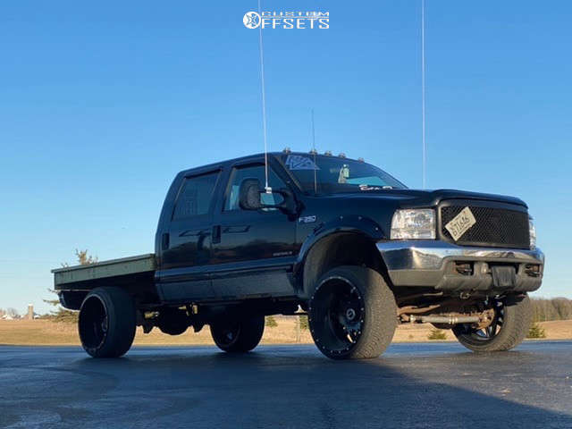 2001 Ford F-350 Super Duty with 24x14 -76 RBP 71r and 305/35R24 Atturo ...