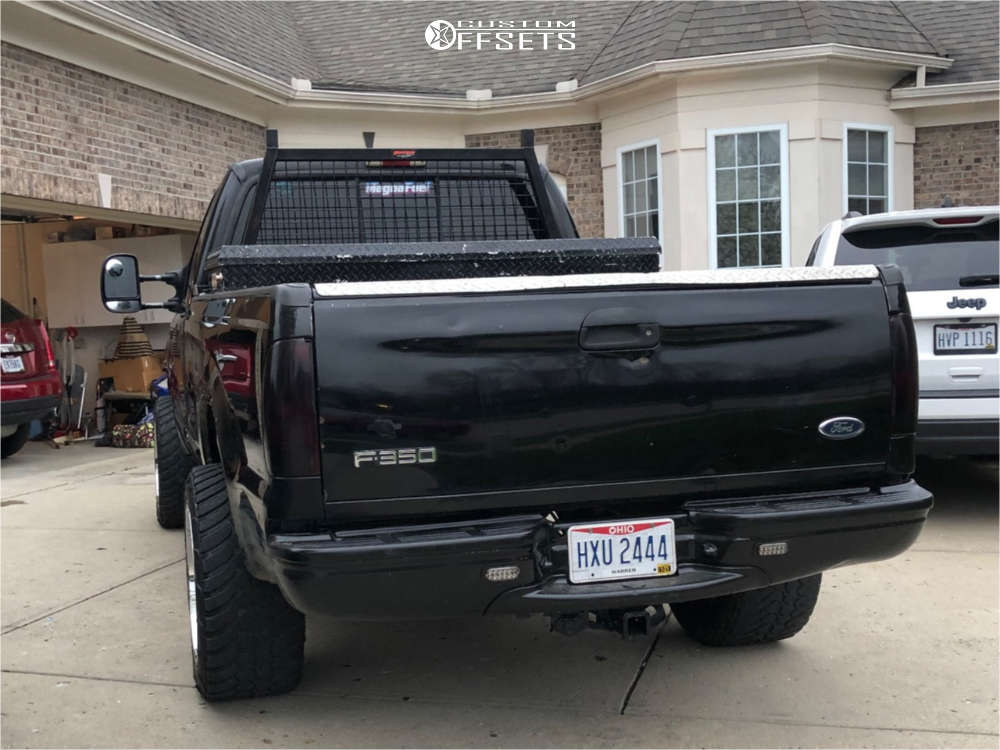 1999 Ford F-350 Super Duty with 20x12 -51 Vision Rocker and 33/12.5R20 ...
