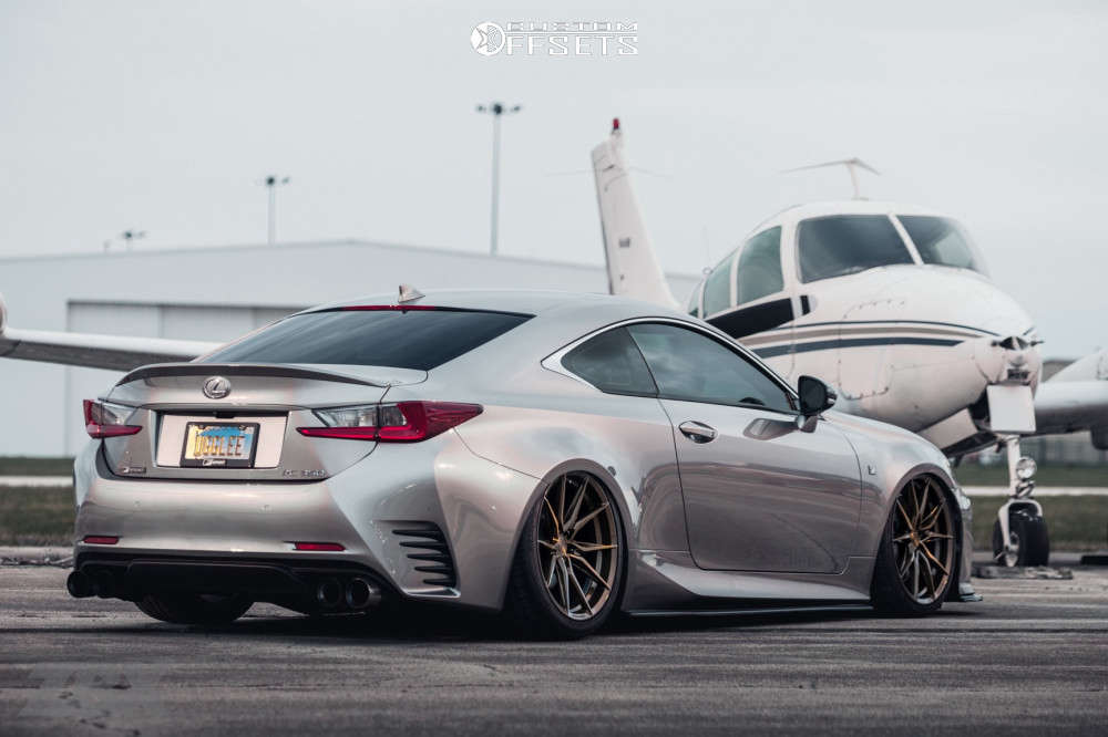 2015 Lexus RC350 with 20x9 35 Rohana Rfx13 and 245/35R20 Toyo Tires ...
