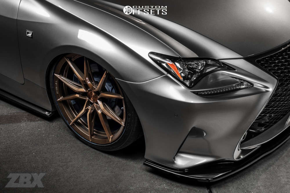 2015 Lexus RC350 with 20x9 35 Rohana Rfx13 and 245/35R20 Toyo Tires ...