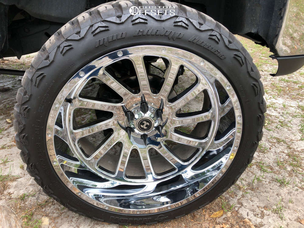 2013 GMC Sierra 1500 with 24x12 -44 Hardcore Offroad Hc15 and 35/12 ...