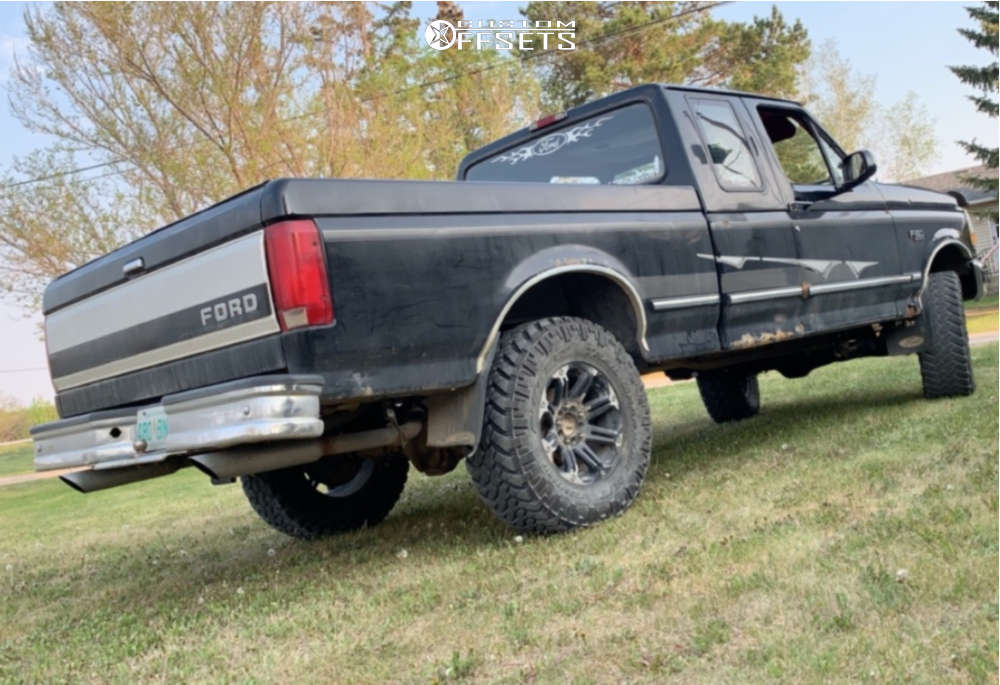 1996 Ford F-150 with 17x9 0 Axe 50 and 295/70R17 Nitto Trail Grappler ...