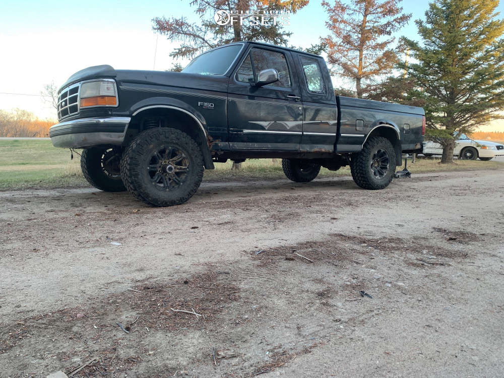 1996 Ford F-150 with 17x9 0 Axe 50 and 295/70R17 Nitto Trail Grappler ...