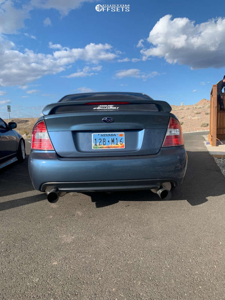2005 Subaru Legacy with 18x9.5 35 JNC JNC014 and 225/40R18 Federal 595 ...