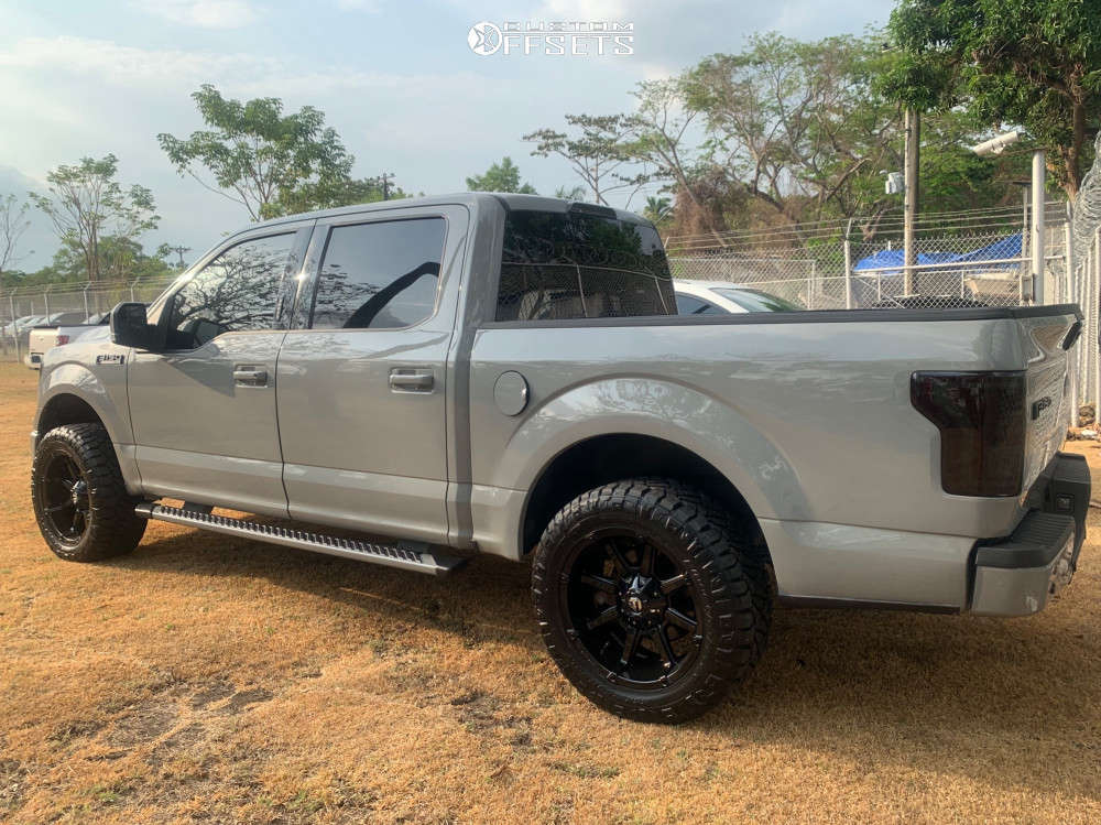 2017 Ford F-150 with 20x10 -18 Fuel Coupler and 33/12.5R20 Nitto Ridge ...