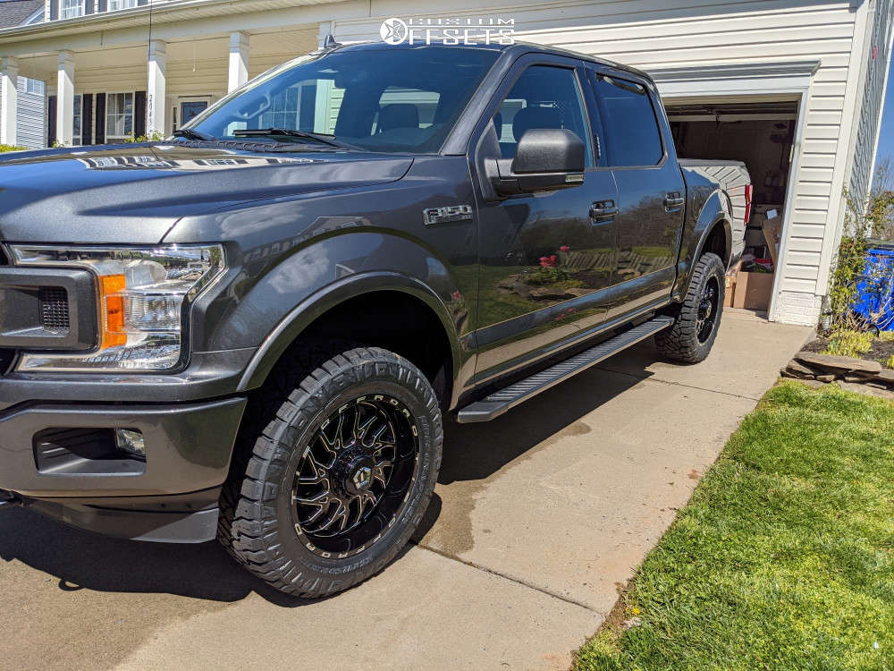 2018 Ford F-150 with 20x9 18 TIS 544BM and 33/11.5R20 Nitto Ridge ...
