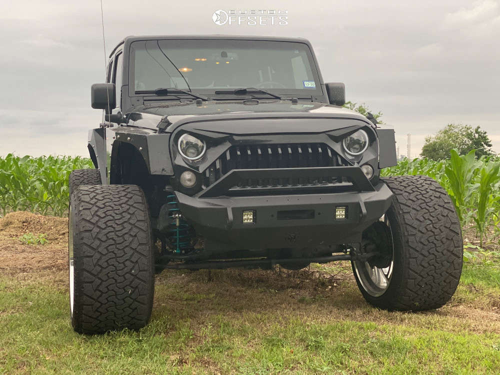 2014 Jeep Wrangler with 24x16 -101 RBP Forged Zion and 35/15.5R24 Venom ...