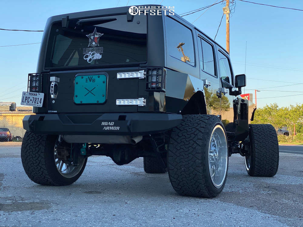 2014 Jeep Wrangler with 24x16 -101 RBP Forged Zion and 35/15.5R24 Venom ...