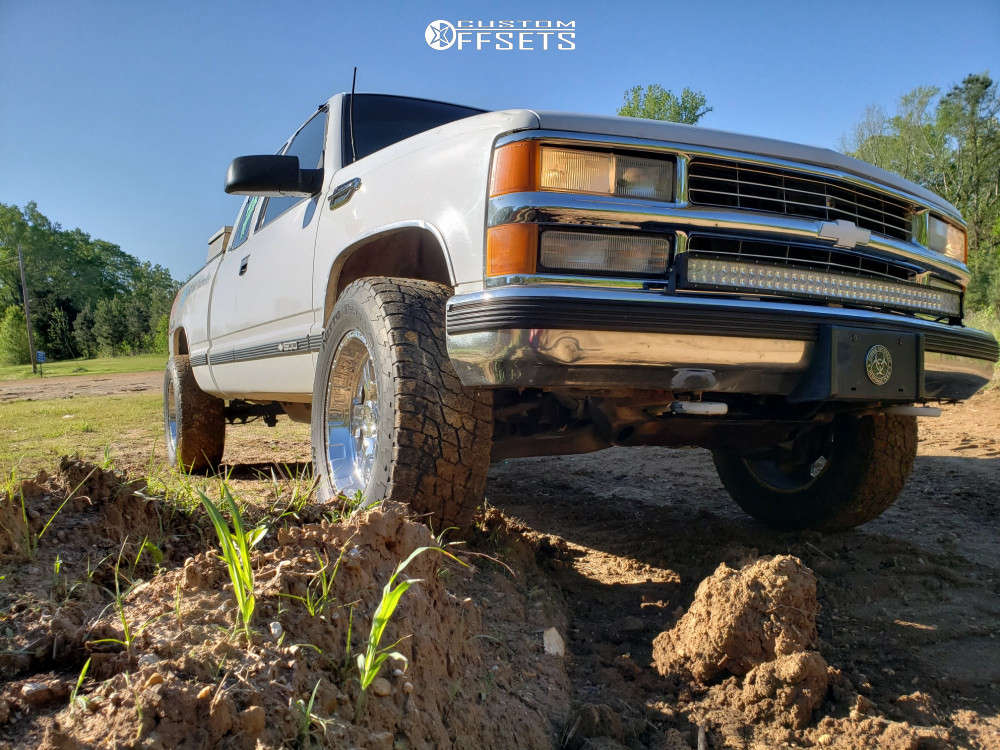 1998 Chevrolet K1500 with 18x9 -6 Pro Comp Series 89 and 285/65R18 ...