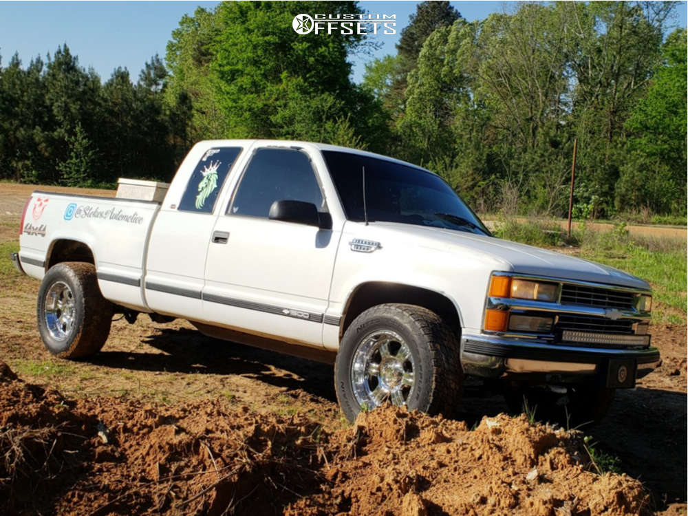 1998 Chevrolet K1500 with 18x9 -6 Pro Comp Series 89 and 285/65R18 ...