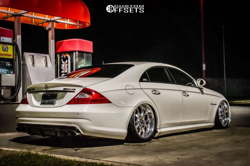 2006 Mercedes-Benz CLS55 AMG with 19x10 15 Riverside Altstadt and 235 ...