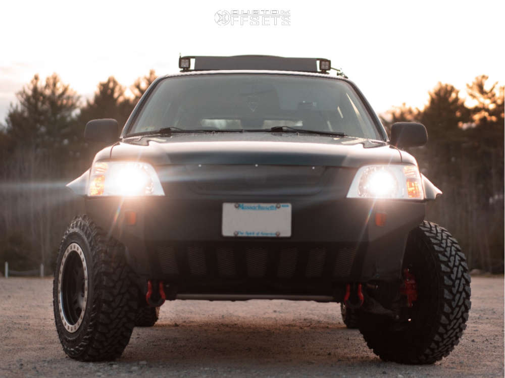 1998 Honda CR-V with 16x8 0 Pro Comp Series 29 and 225/75R16 Yokohama ...