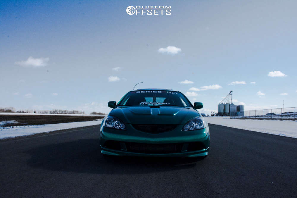 2006 Acura RSX with 18x8.5 38 BBS Mr and 225/40R18 Antares Ingens A1 ...
