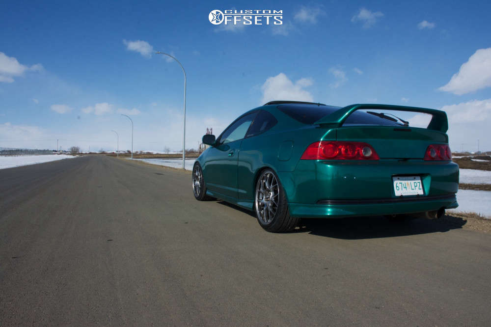 2006 Acura RSX with 18x8.5 38 BBS Mr and 225/40R18 Antares Ingens A1 ...