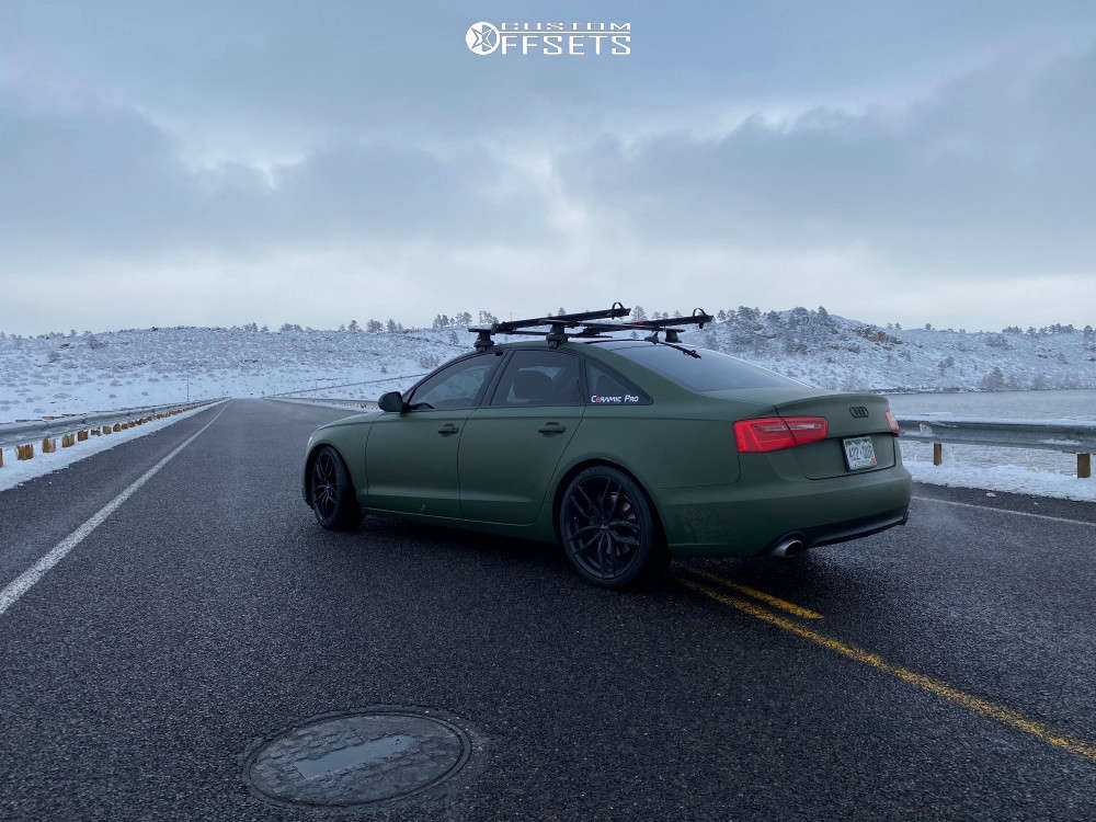 2012 Audi A6 Quattro Wheel Offset Nearly Flush Lowering Springs | 1013352 | Custom Offsets