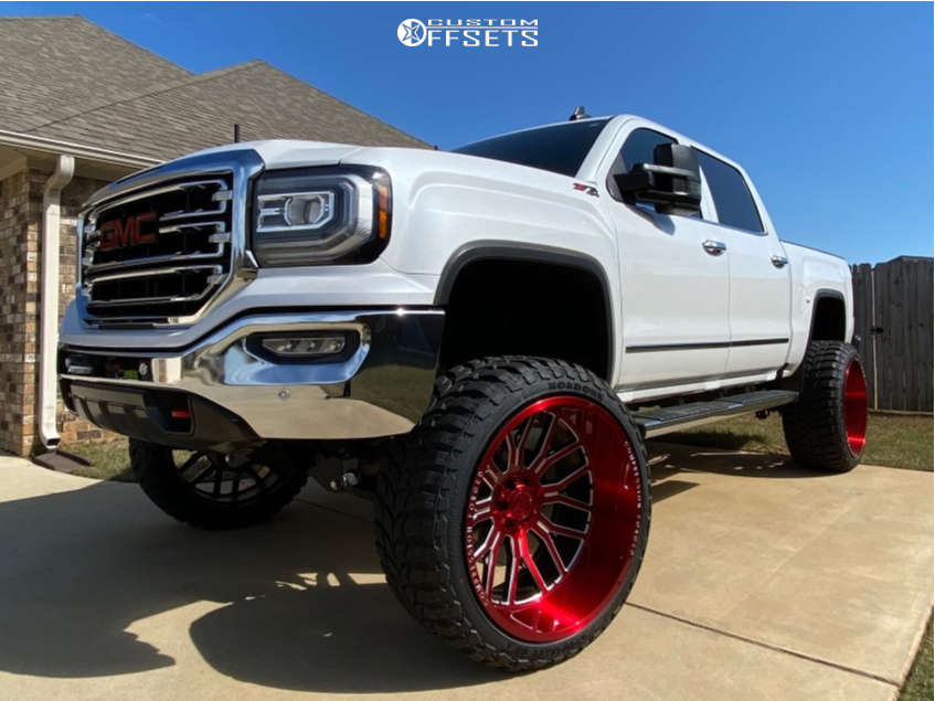 2018 GMC Sierra 1500 with 26x14 -76 Axe Offroad Ax6.2 and 37/12.5R26 ...