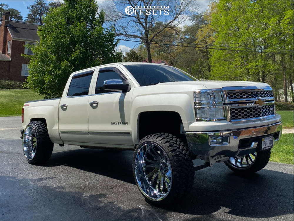 2015 Chevrolet Silverado 1500 with 26x14 -72 Tuff T2a and 35/13.5R26 ...