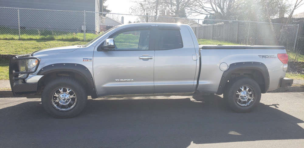 2009 Toyota Tundra with 18x9 20 Fuel Krank and 265/65R18 Back Country ...