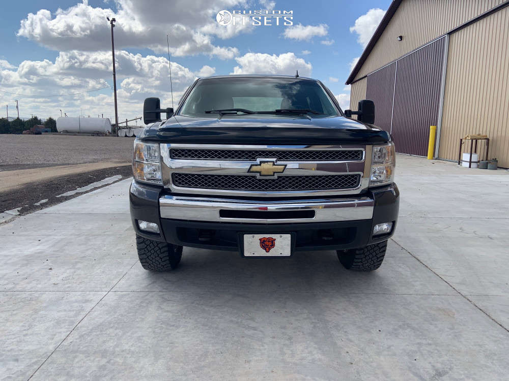 2011 Chevrolet Silverado 1500 with 18x8.5 18 Vision Warrior and 285 ...