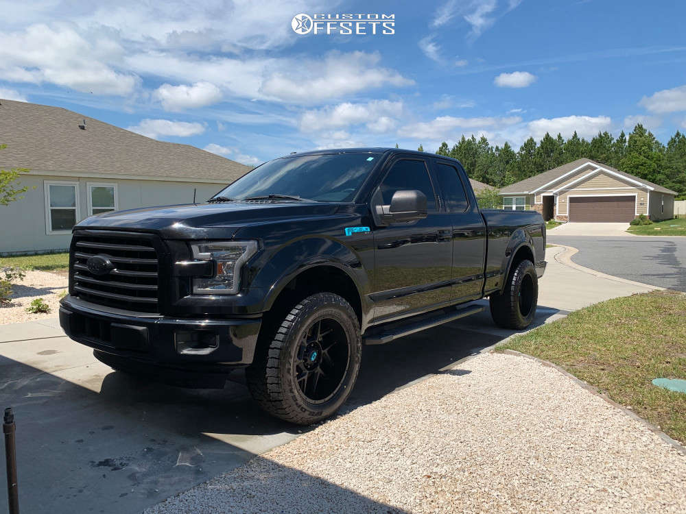 2016 Ford F-150 with 20x10 -25 Vision Sliver and 305/55R20 Falken ...