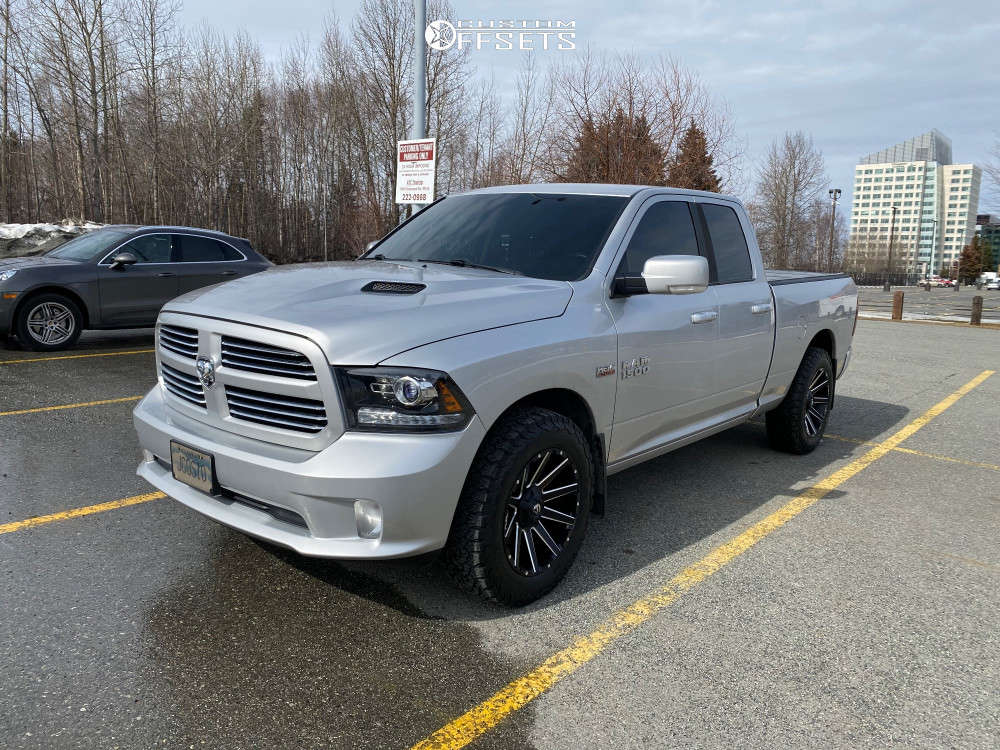 2013 Ram 1500 with 20x9 1 Fuel Contra and 305/55R20 BFGoodrich All ...