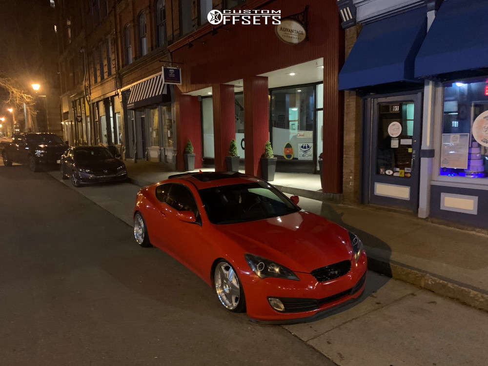 2010 Hyundai Genesis Coupe with 19x9 25 Auto Couture Supreme and 215 ...